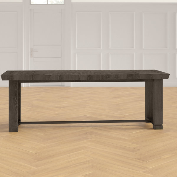 Rutledge extendable rubberwood solid wood dining table store